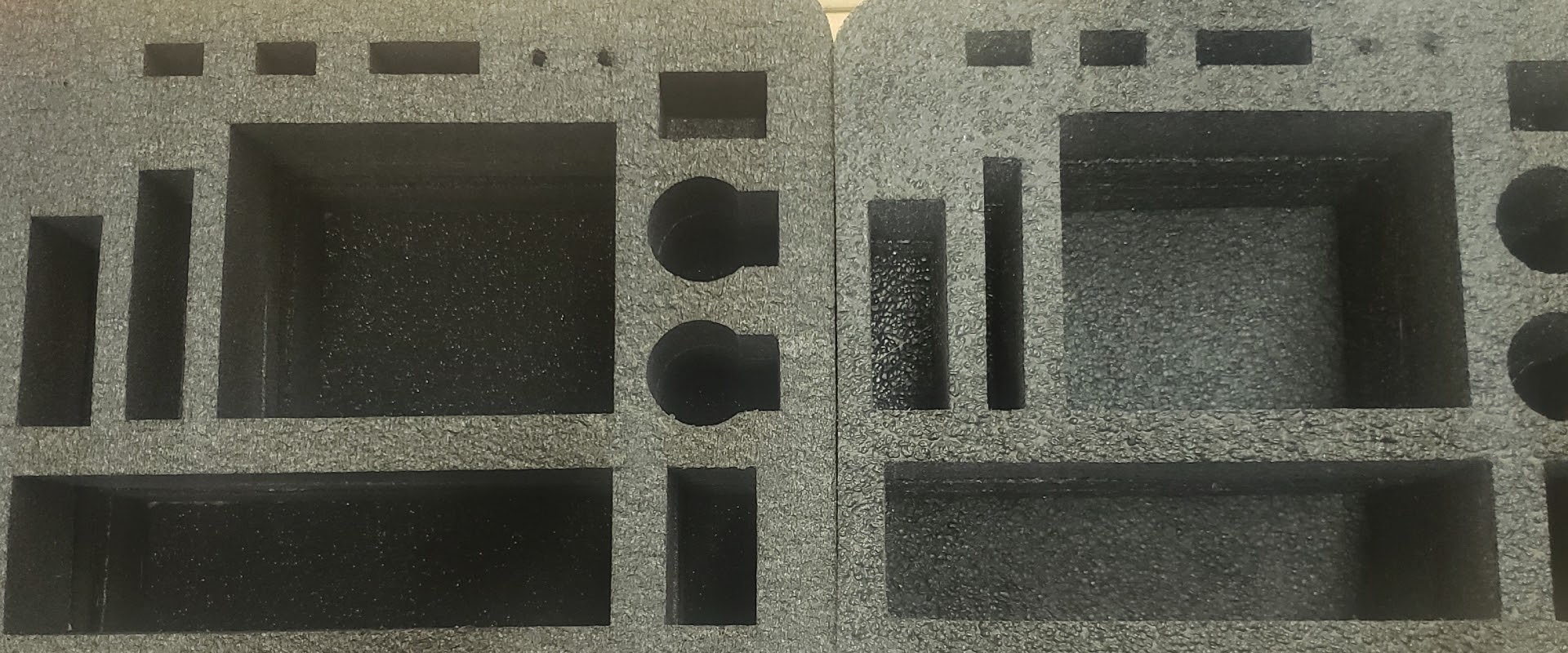 Foam Protection for a Shot Peening Machine Transport Case